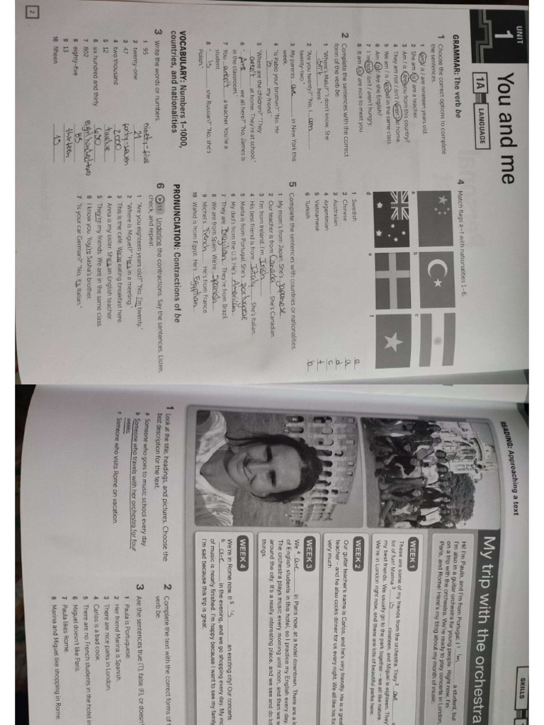 Personal Best A2 Workbook A2.1 | PDF