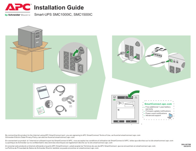 Installation Guide: Smart-UPS SMC1000IC, SMC1500IC | PDF