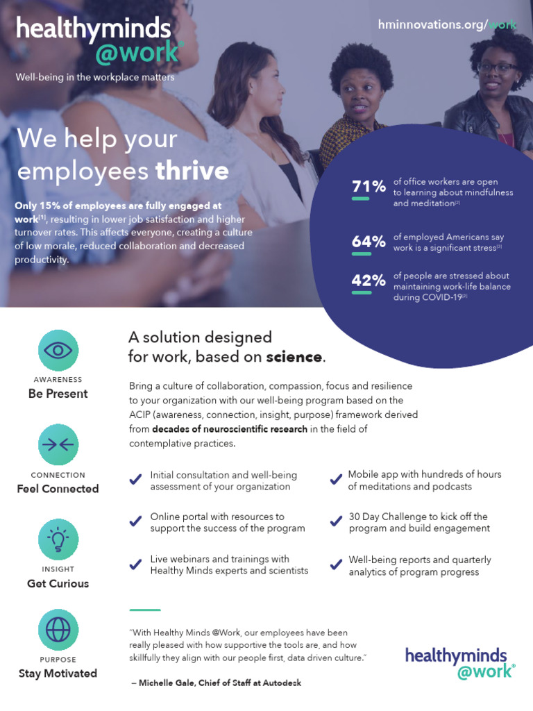 Healthy Minds Work | PDF