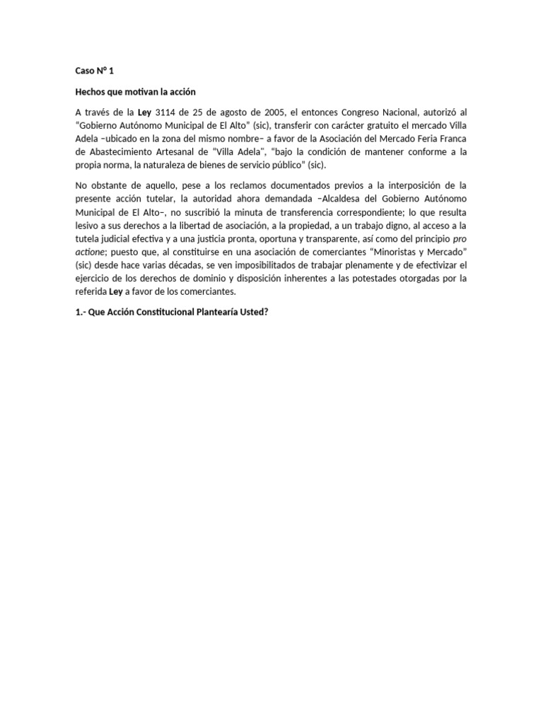 Caso N 1 | PDF