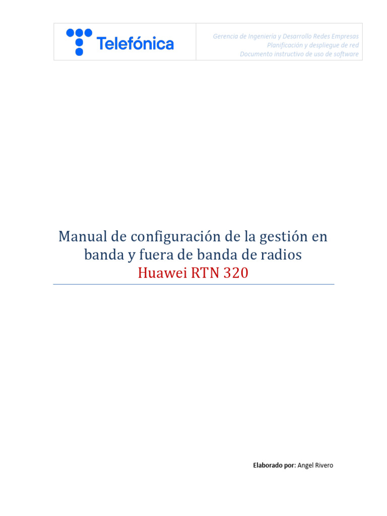 Manual de Configuración de La Gestión en Banda y Fuera de Banda de ...
