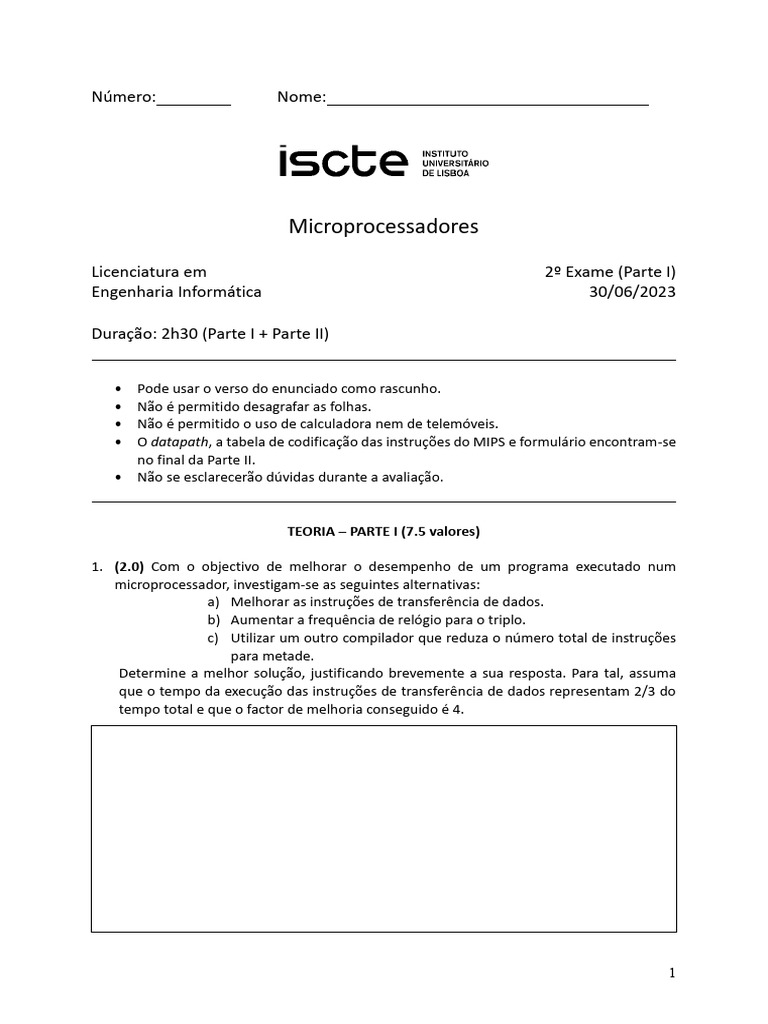 Exame 2 2022 2023 | PDF