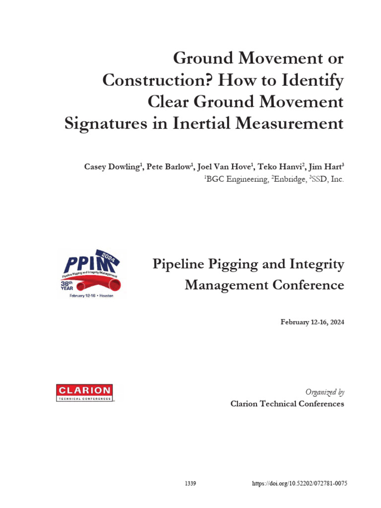 Pipeline Pigging and Integrity | PDF | Bending | Landslide
