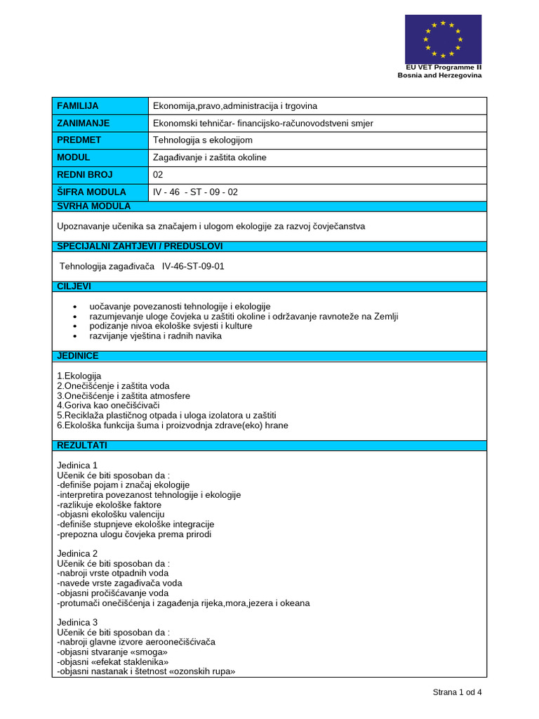 02 Zagadjivanje I Zastita Okoline | PDF