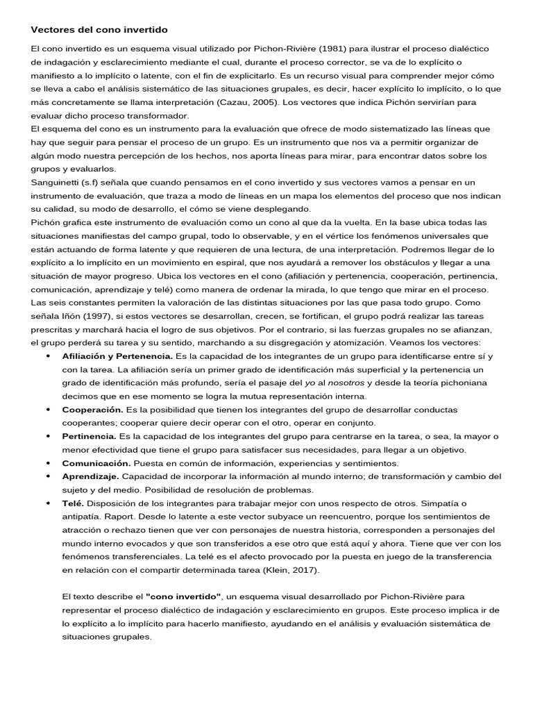 Vectores Del Cono Invertido | PDF