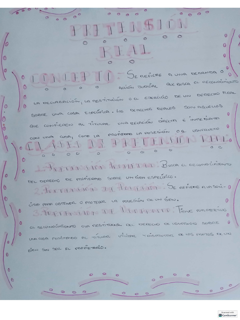 Pretensión Real Pretensión Personal | PDF