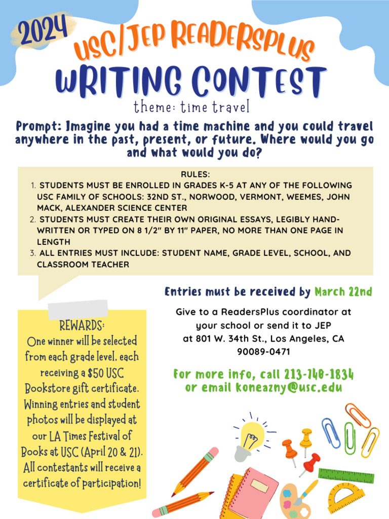 Writing Contest Flyer | PDF