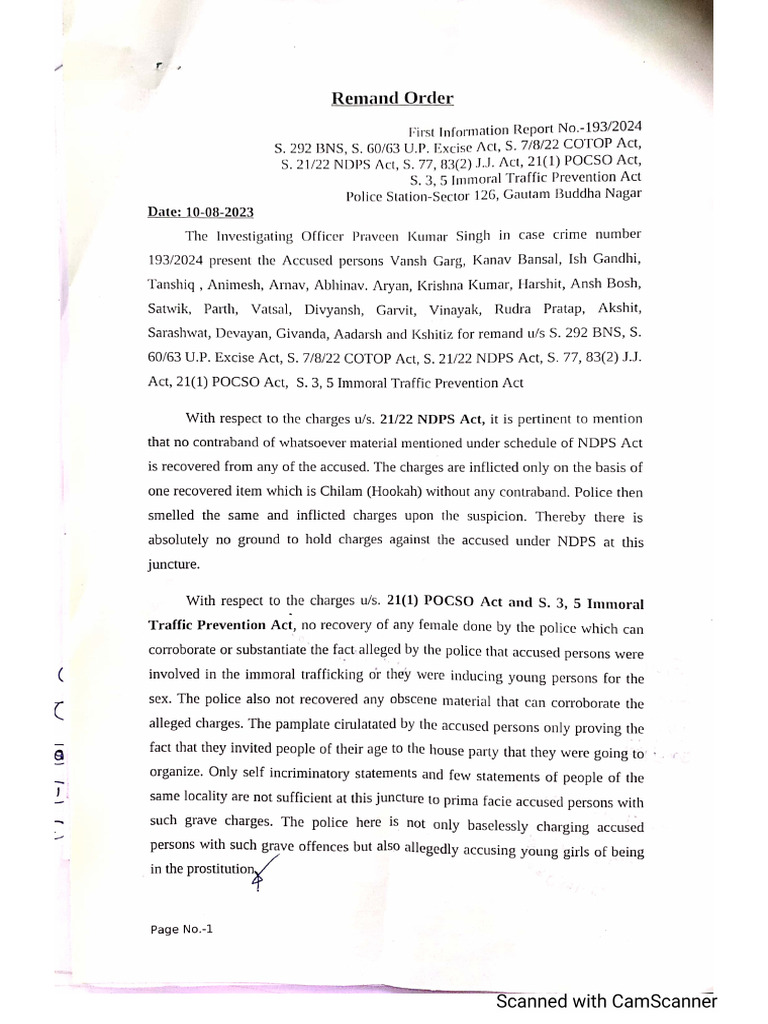 Amar Acj SD Acjm 2 Court | PDF