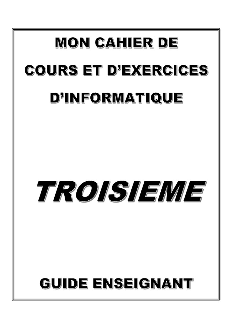 Cours TICE 3eme 2022 2023 | PDF | l'Internet | Internet