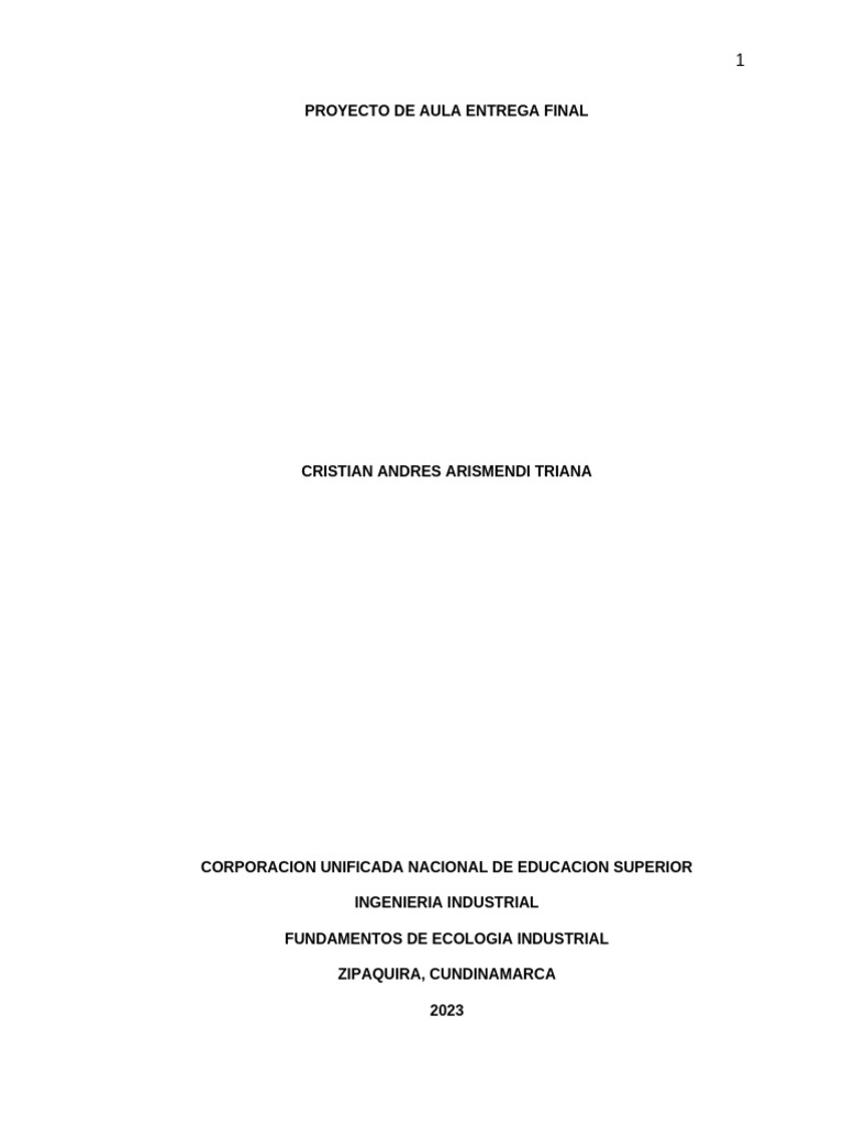 ACA 2 PROYECTO DE AULA SEGUNDA ENTREGA CICLO DE VIDA | PDF