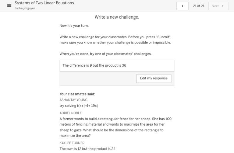 Systems Of Two Linear Equations Pdf