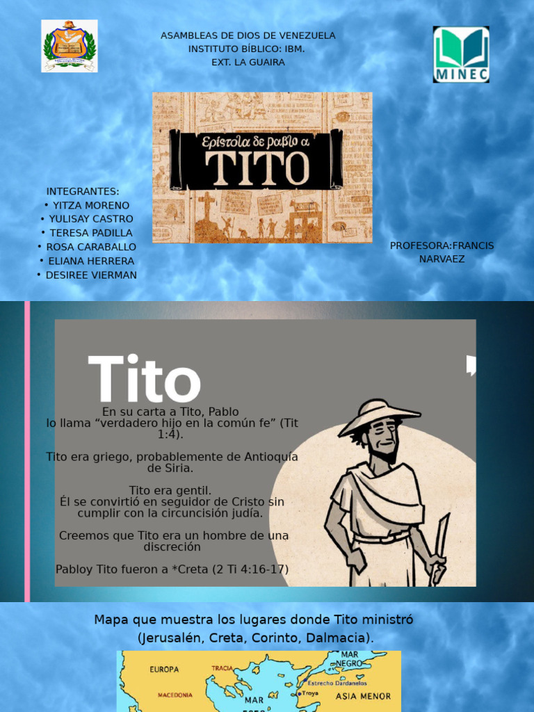 Epistola a Tito de Pablo | PDF