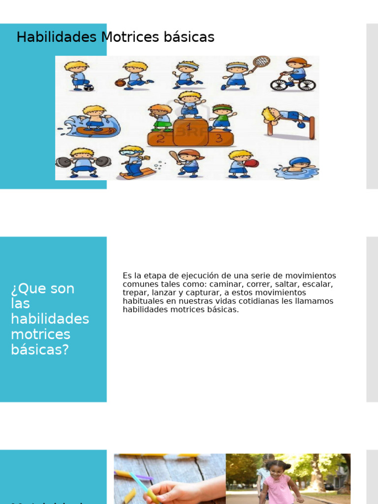 Habilidades Motrices Básicas, KJJJ | PDF
