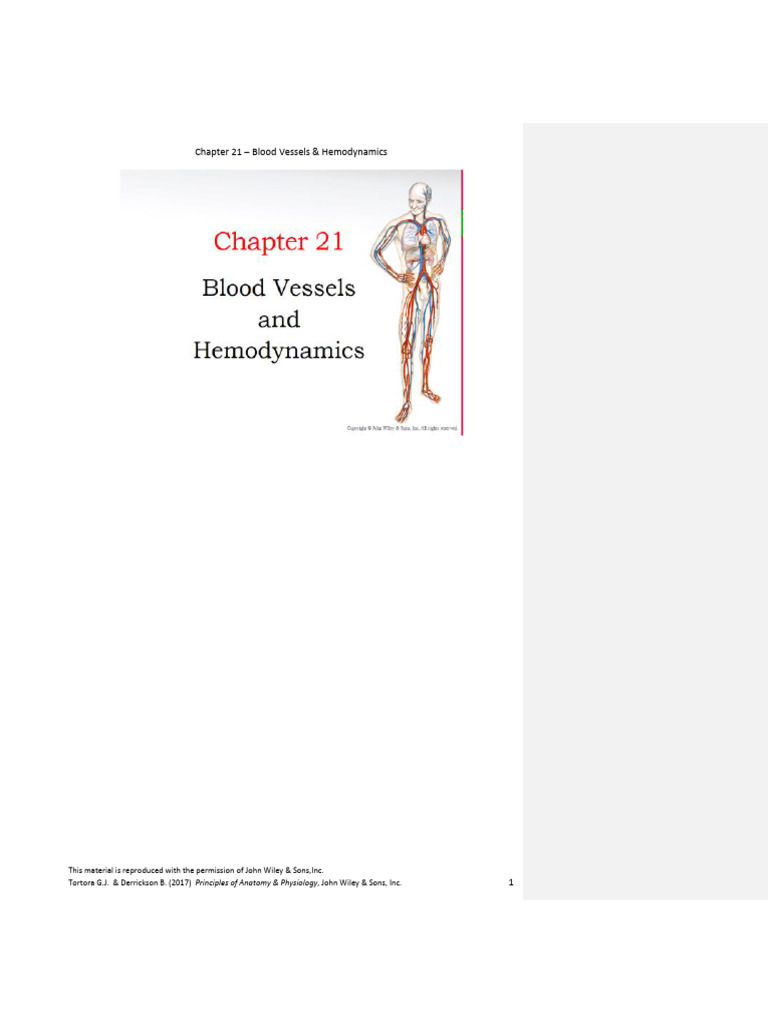CH 21 - Blood Vessels & Hemodynamics 2019 | PDF
