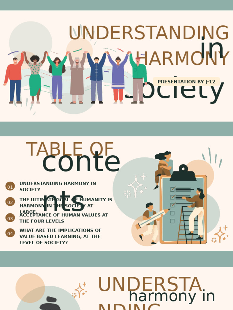 Understanding Harmony in Society | PDF