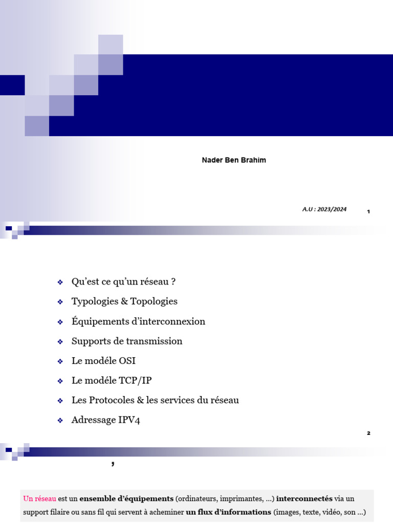 Cours_Réseaux_informatique | PDF