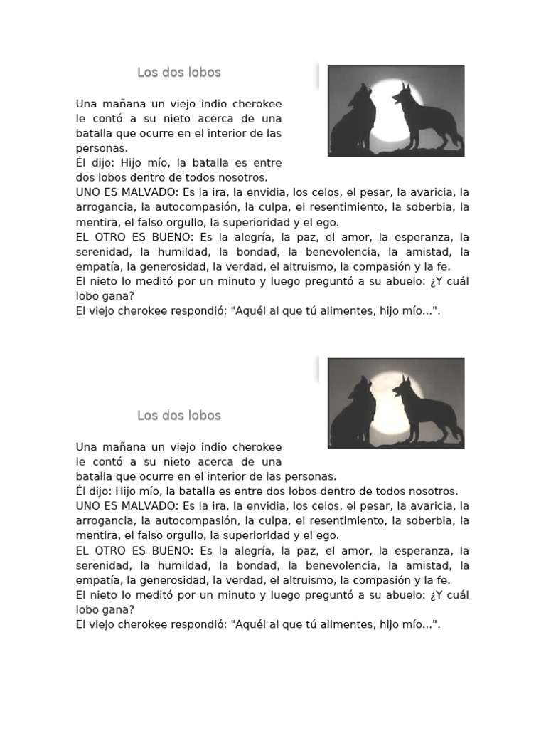 Los Dos Lobos | PDF