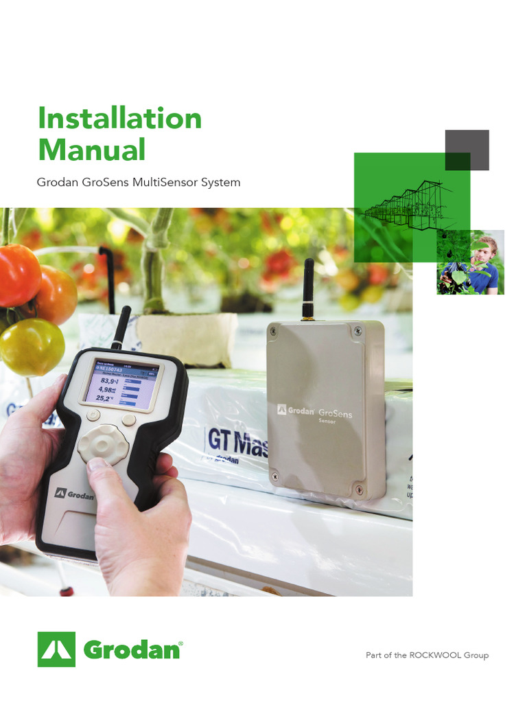 Grodan Grosens Installation Manual Multisensor A4 2020 en | PDF