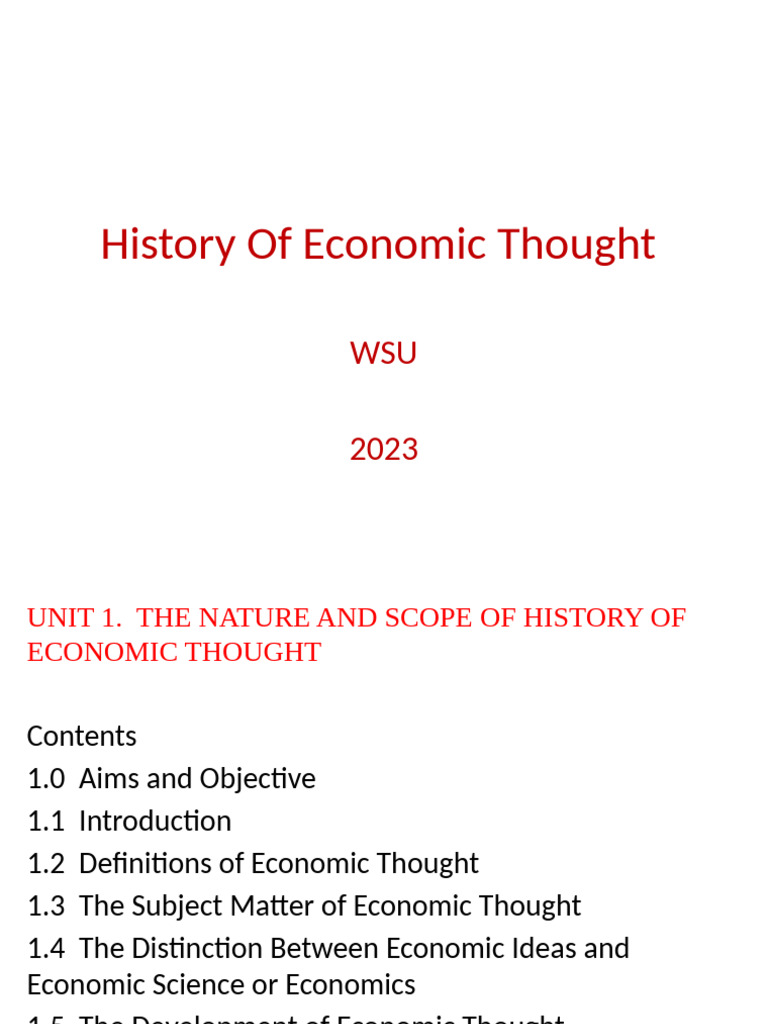 Eco Thought | PDF