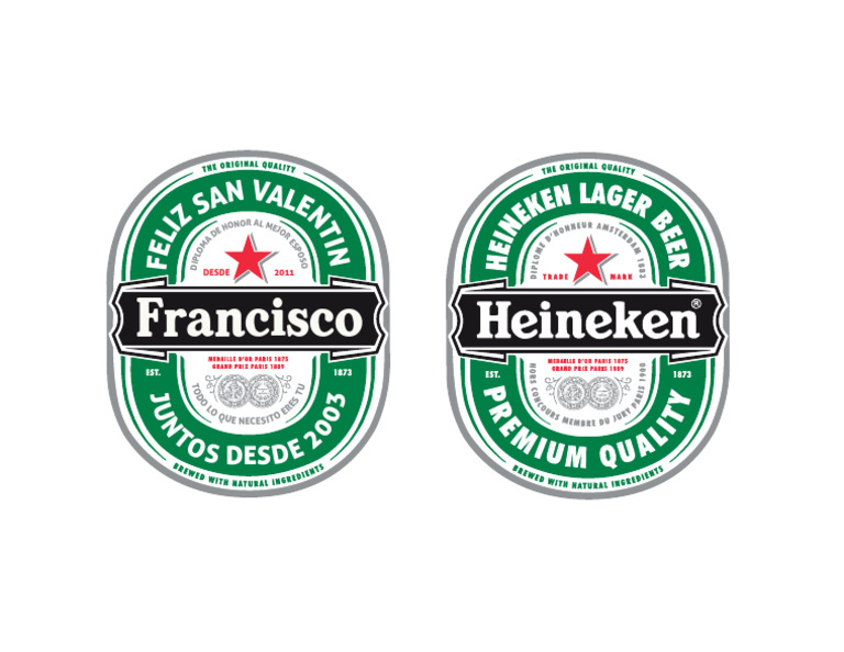 Heineken Editable | PDF