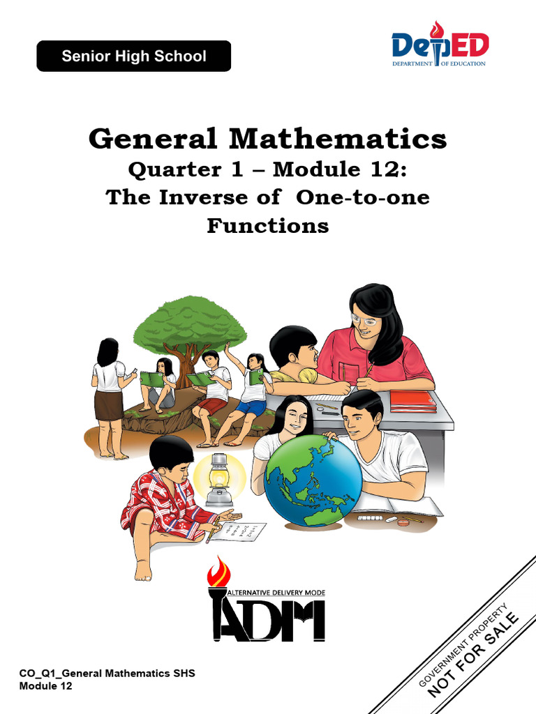 Genmath q1 Mod12 Theinverseofonetoonefunctions v2 | PDF
