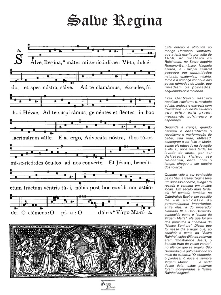 18 - Salve Regina - Gregoriano | PDF
