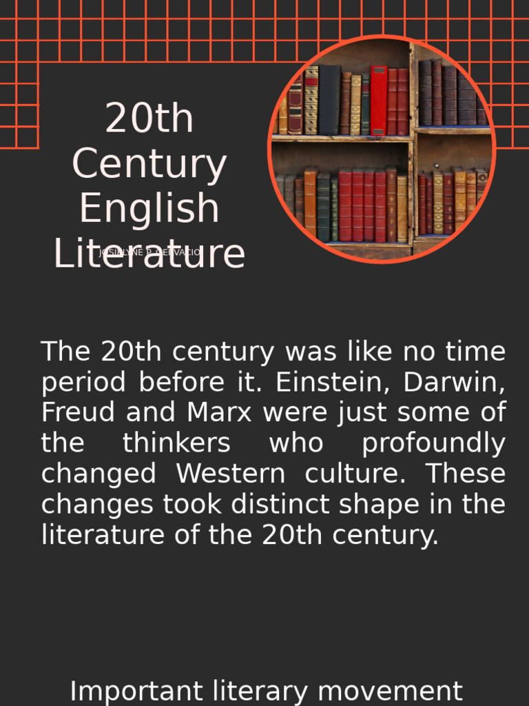 20th Century English Literature | PDF