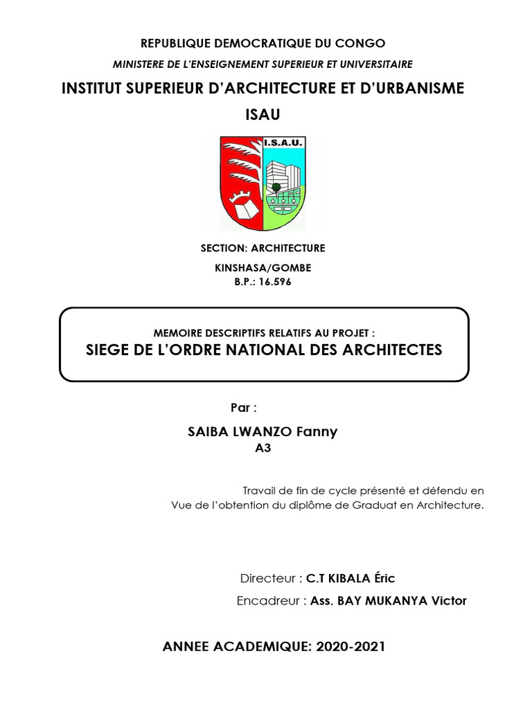 TFC DESCRIPTIF DU PROJET 20 DEC 2021 | PDF