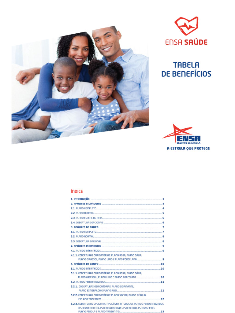 Ensa Saude Tabela Beneficios V25 14dez2023 | PDF