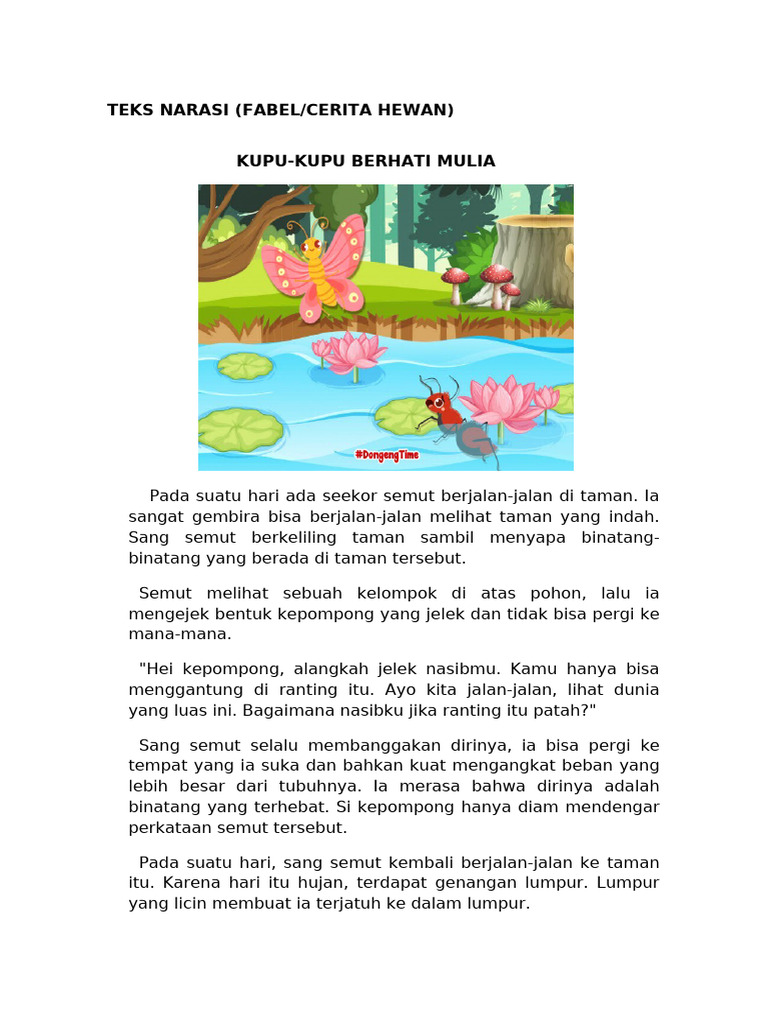 Teks Narasi Kelas 3 A | PDF