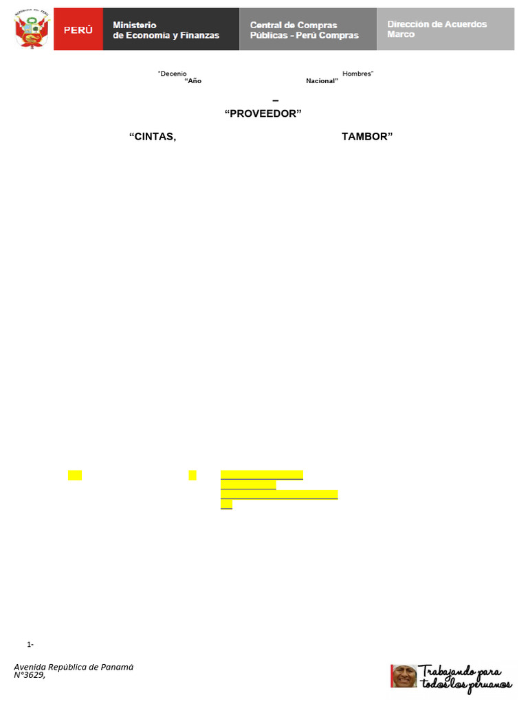 Comunicado 010 - Perú Compras | PDF