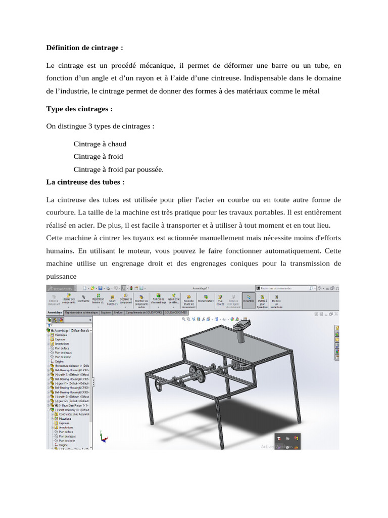 Définition de Cintrage | PDF