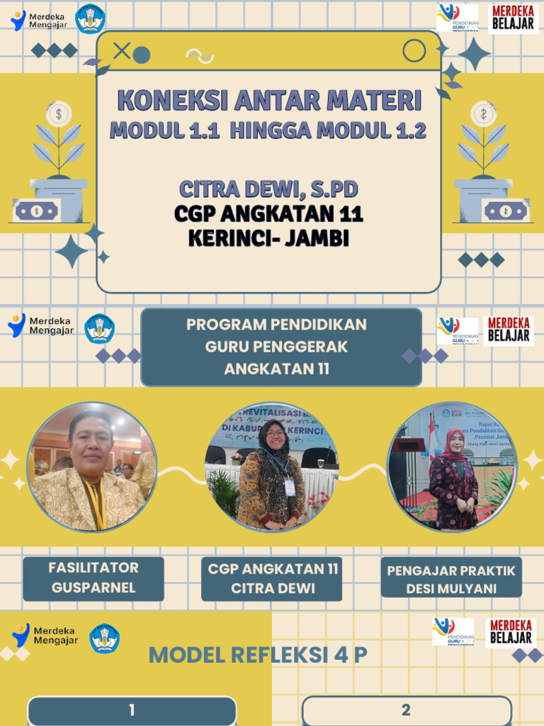 Koneksi Antar Materi Modul 1.1 Dan 1.2 | PDF
