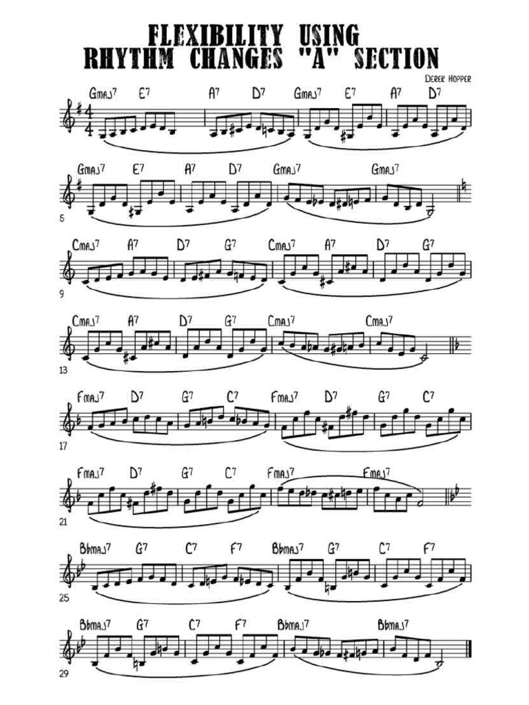 Rhythm Changes Flex 2 Pdf