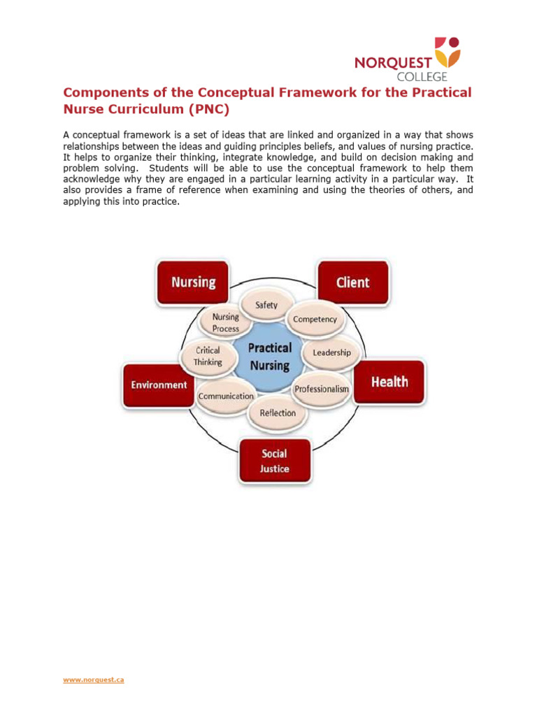 Conceptual Framework (Nursing Metaparadigm) For The PN Curriculum | PDF