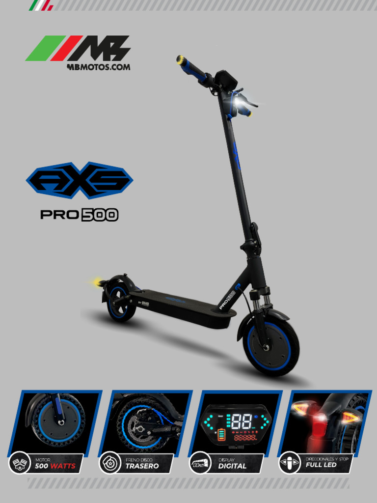Ficha Tecnica Ax Pro 500 Azul | PDF