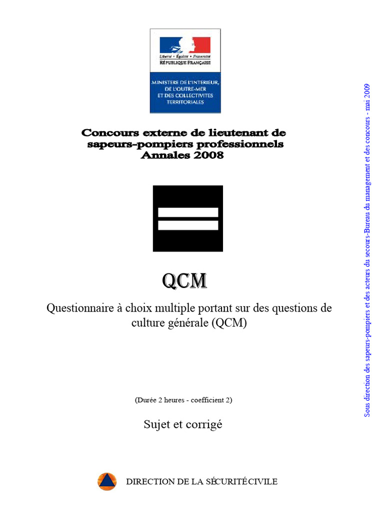 2008 LTN Ext QCM | PDF