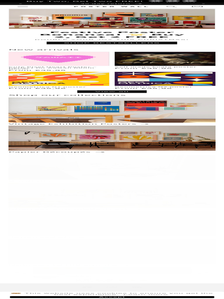 Shop Posters & Wall Art Online Poster Wall | PDF