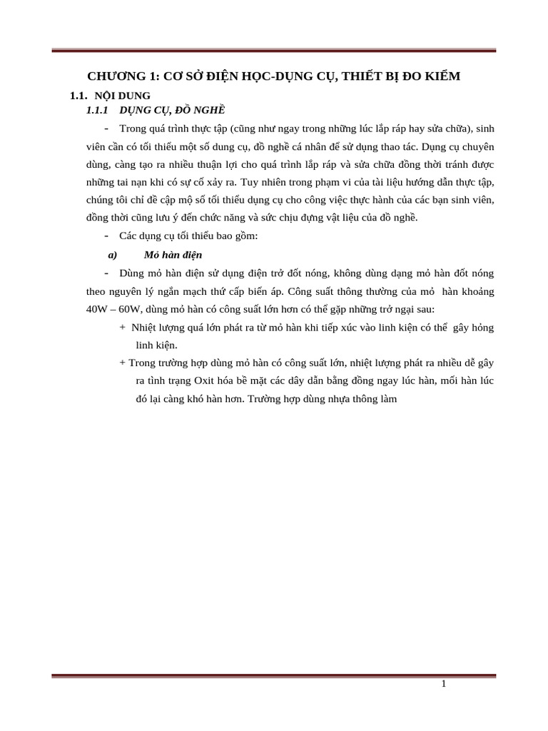 Baigiang-TH Điện Tử ô Tô K18 | PDF