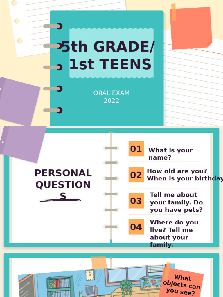 Elementary A1 Level ORAL EXAM | PDF | Language Arts & Discipline