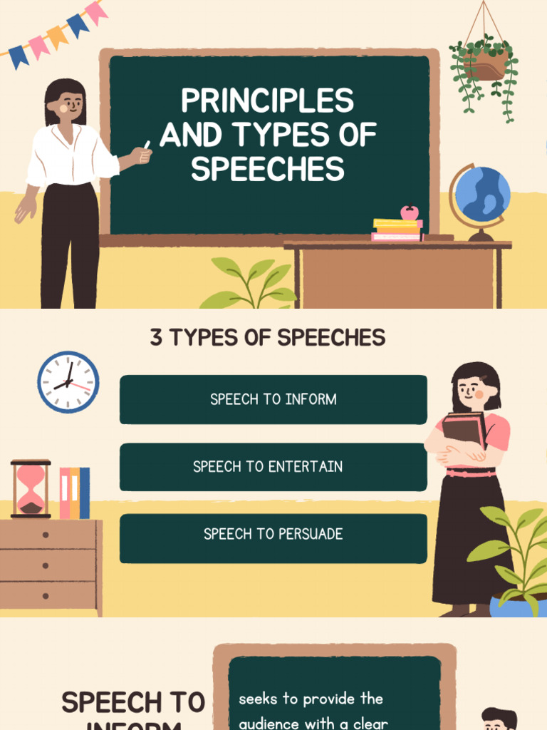 Principles and Types of Speeches | PDF