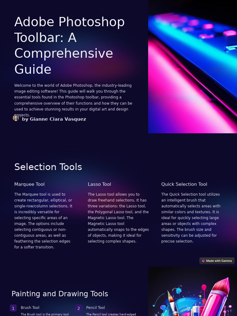 Lecture 2 Tools in Adobe Photoshop 2020 | PDF