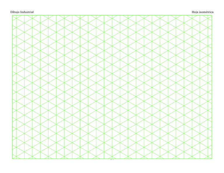 03 Hoja Isométrica | PDF