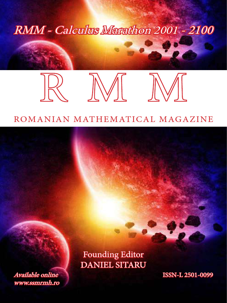 RMM Calculus Marathon 2001 2100 Compressed | PDF