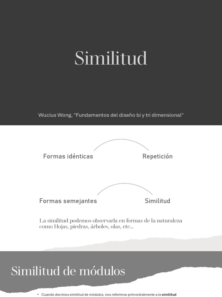 Similitud en Diseño: Formas y Estructuras | PDF | Crecimiento personal ...