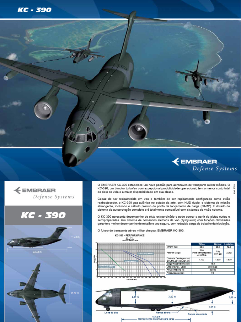 Spec KC390 Abril 09 | PDF