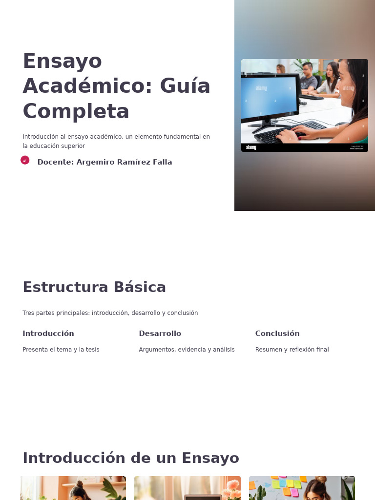 Ensayo Academico Guia Completa | PDF