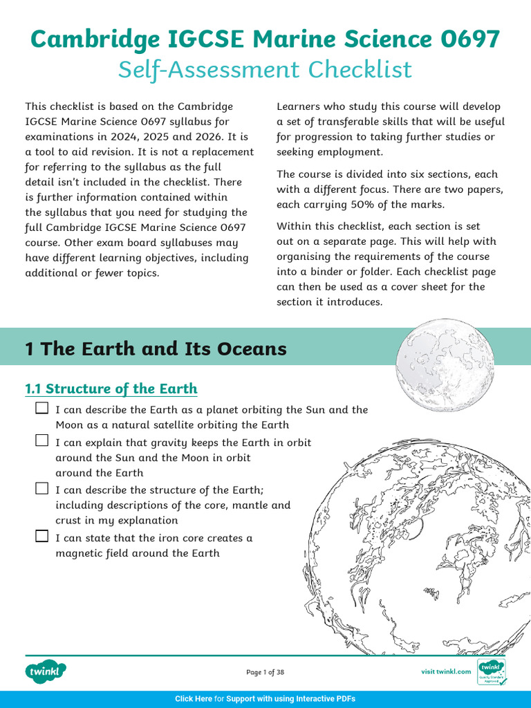 Igcse Marine Science | PDF