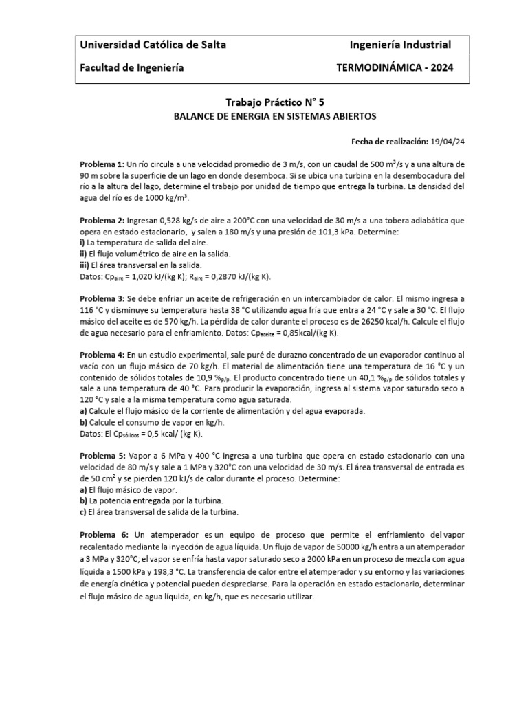 Trabajo Práctico N° 5 (1) | PDF