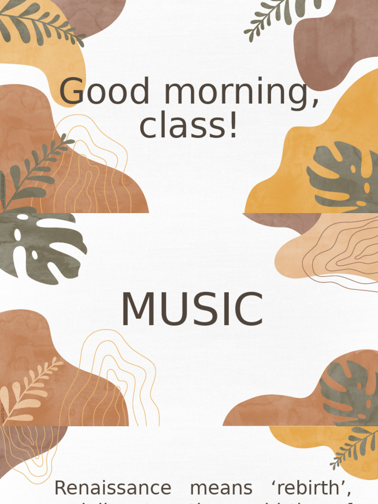 Grade 9 Renaissance Music | PDF